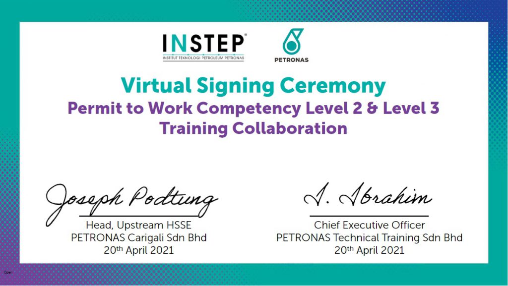 PTTSB Signs New Permit to Work (PTW) Programme Contract with PCSB - INSTEP