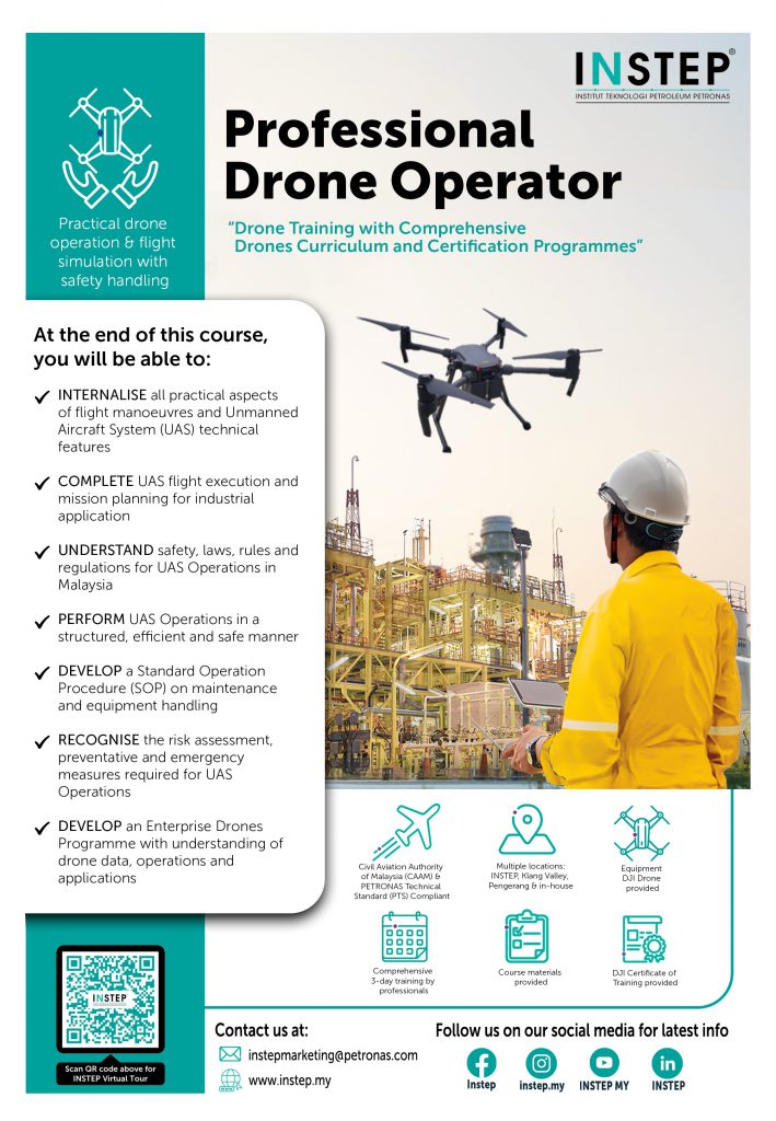 [NEW] A 3-day Professional Drone Operator Training Programme - INSTEP