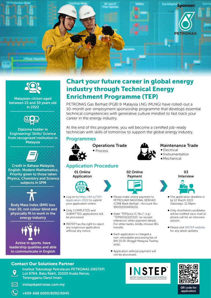 Technical Energy Enrichment Programme (TEP) 2022 - INSTEP